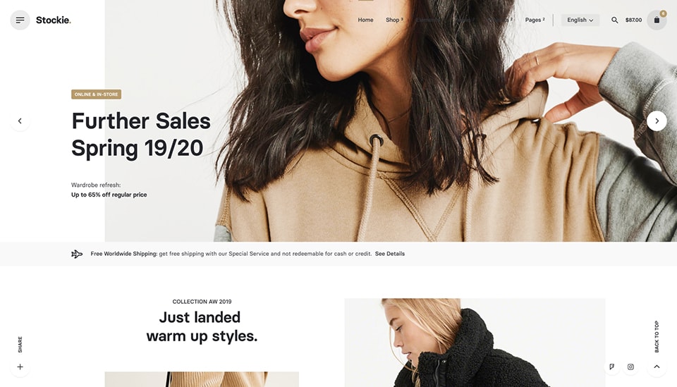 Stockie - Modern Multi-Purpose WooCommerce Theme