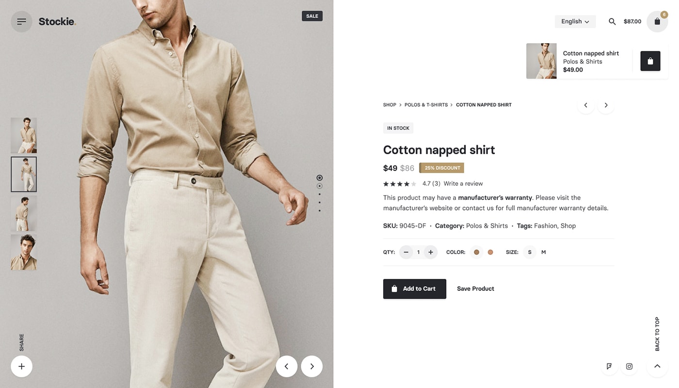 Stockie - Modern Multi-Purpose WooCommerce Theme